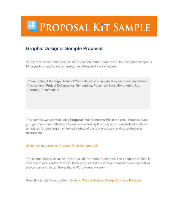21 Small Business Proposal Templates Samples DOC PDF