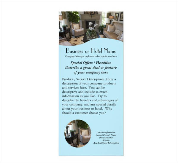 15+ Hotel Rack Card Designs & Templates - PSD, EPS, Word, AI