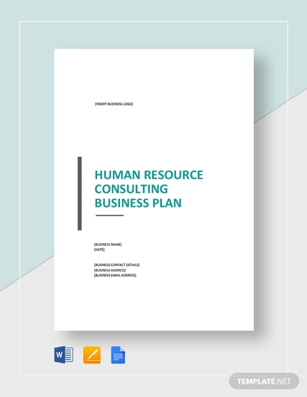 7+ FREE HR Consulting Business Plan Templates - PDF, Word