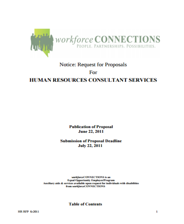 7+ FREE HR Consulting Business Plan Templates - PDF, Word