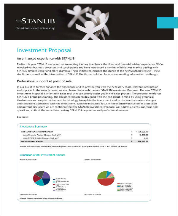 8+ Startup Investment Proposal Templates - PDF, Word, Apple Pages ...
