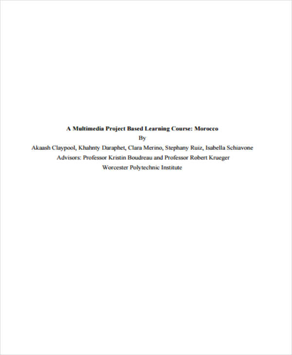 8+ Multimedia Project Proposal Templates - PDF, DOC