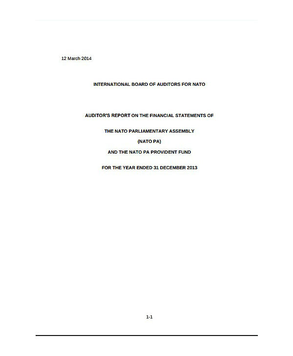 11+ Financial Audit Report Templates - PDF, DOC, PDF, Pages