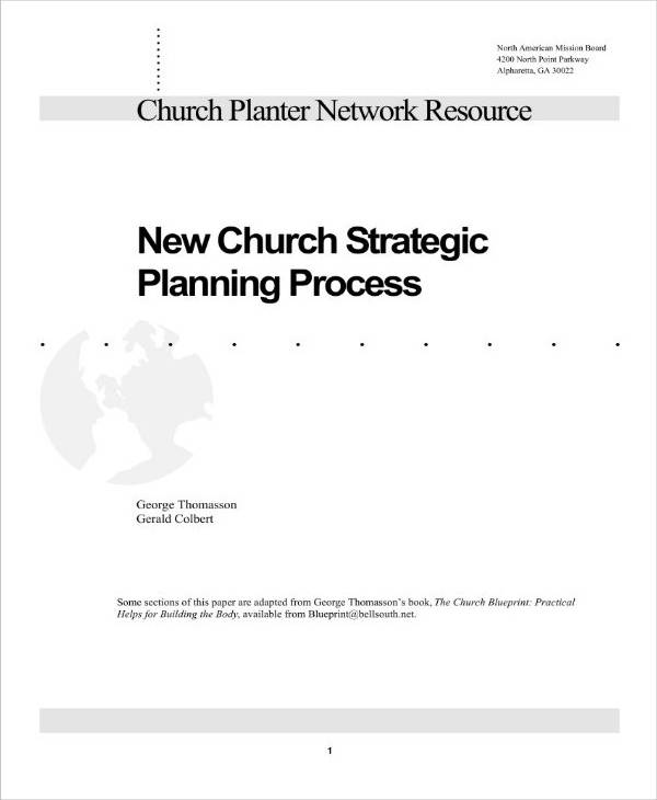 13+ Church Strategic Plan Templates - PDF, Word