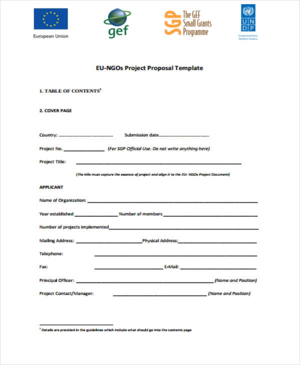 12+ Project Proposal Outline Templates - PDF, Word