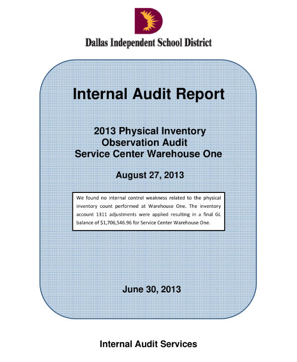14+ Stock Audit Report Templates and Samples - PDF, Word