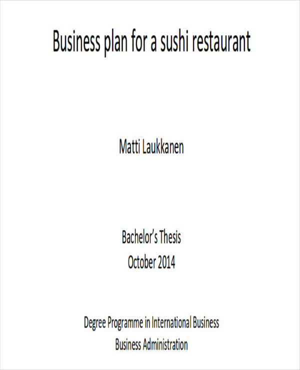 4+ Restaurant Action Plan Templates - PDF, Word, Apple Pages