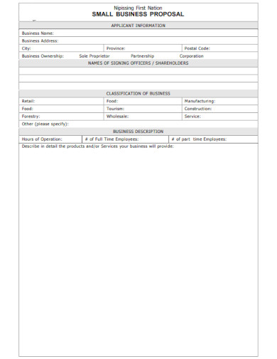 21+ Small Business Proposal Templates & Samples - DOC, PDF