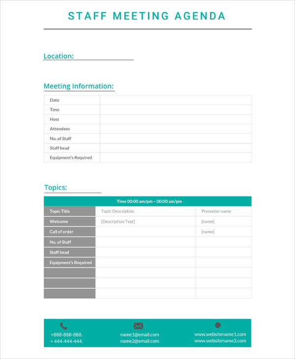 17+ Staff Meeting Minutes Templates - PDF, DOC