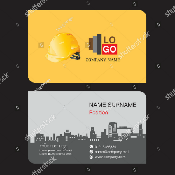 20+ Engineer Business Card Templates - AI, Word, PSD
