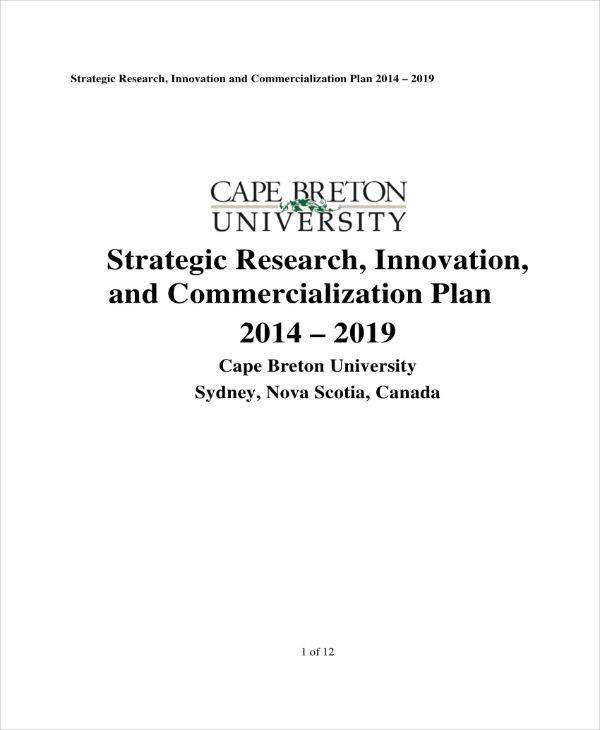 10+ Research Strategic Plan Templates - PDF, DOC
