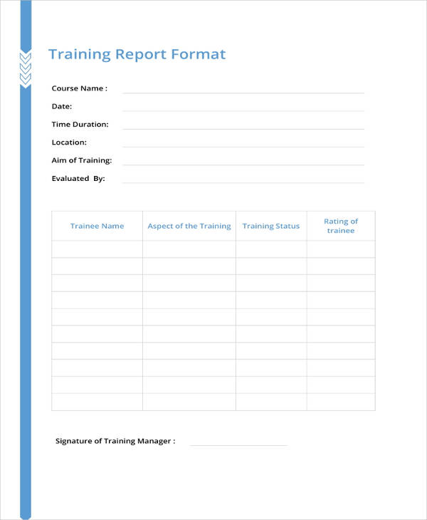 Free 36+ Training Report Templates, Free Sample, Example Format Download