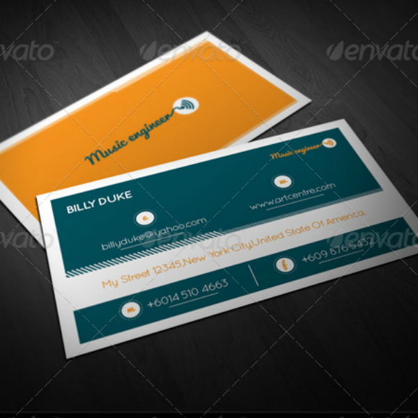 20+ Engineer Business Card Templates - AI, Word, PSD | Free & Premium ...