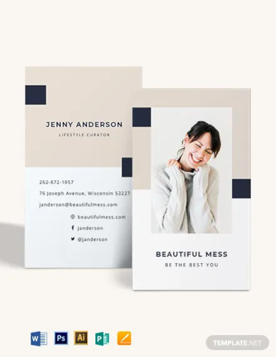 24+ Vertical Identification Card Designs & Templates- AI, Word, Pages ...