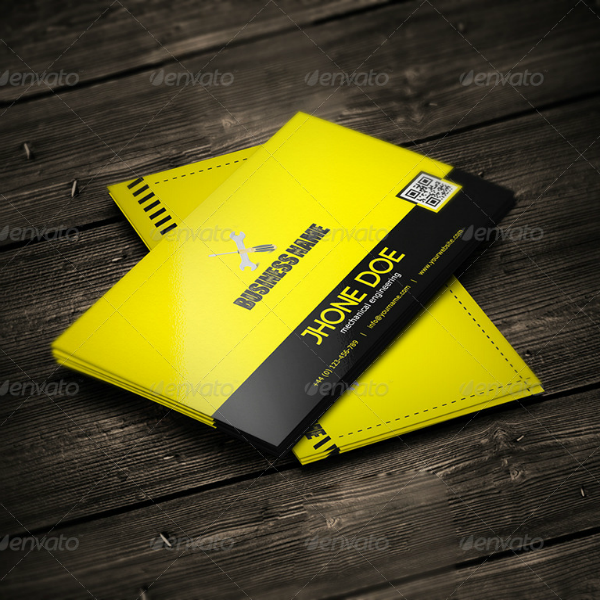 20+ Engineer Business Card Templates - AI, Word, PSD | Free & Premium ...