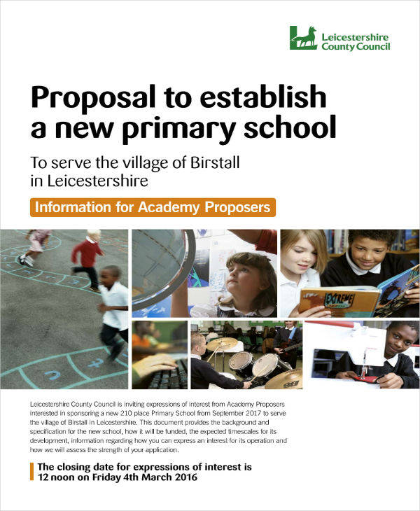 9+ School Project Proposal Templates - PDF, Word