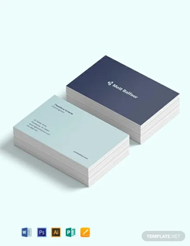 20+ Engineer Business Card Templates - AI, Word, PSD