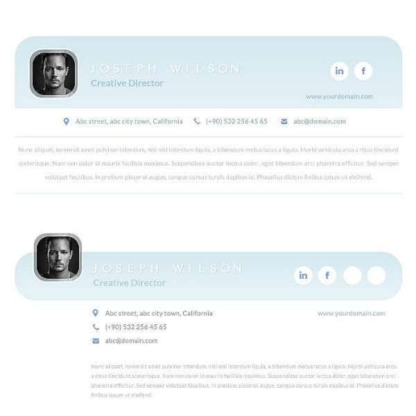 14+ Managing Director Email Signature Templates - PSD, HTML | Free ...
