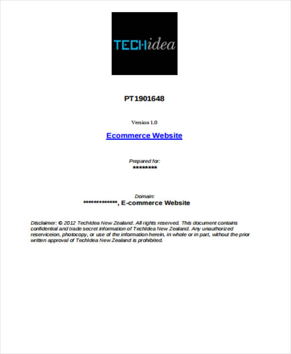 13+ Website Project Proposal Templates - PDF, Word, Pages