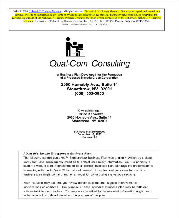 4+ Engineering Consulting Business Plan Templates - PDF, Word, Apple Pages