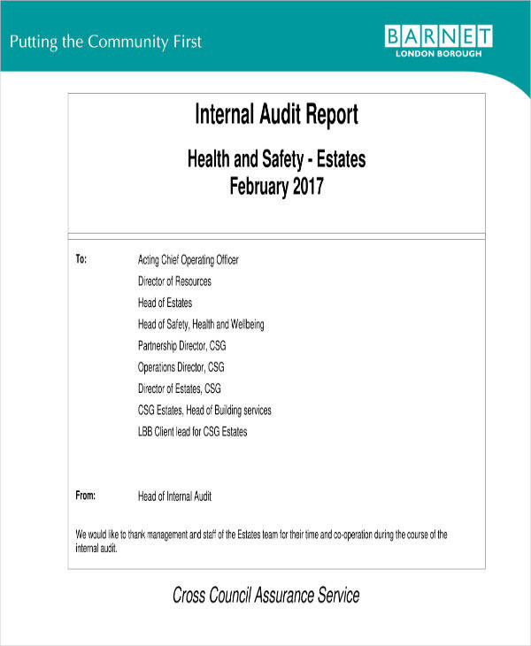 11+ Monthly Audit Report Templates - PDF