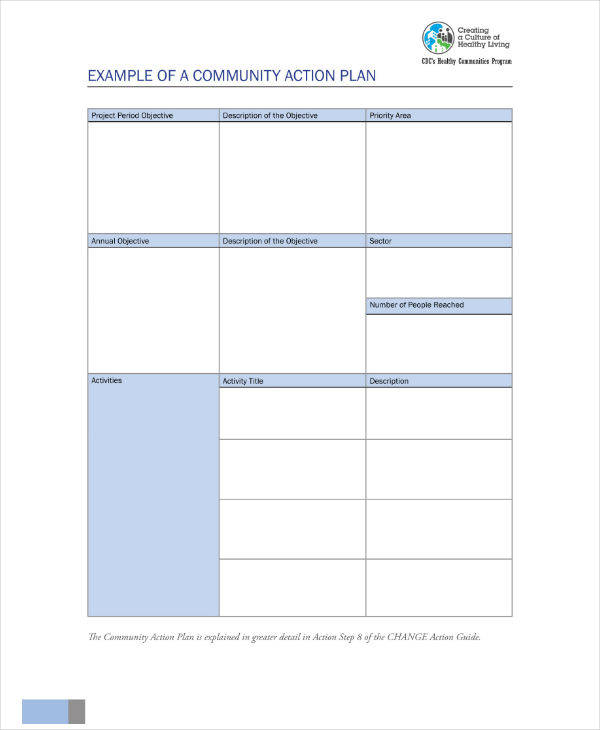 13+ Community Action Plan Templates - PDF, Word