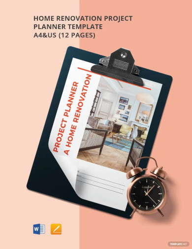 7+ Home Renovation Project Plan Templates - PDF, Word