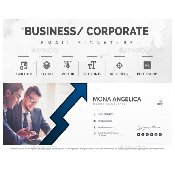 3+ Logistics Email Signature Templates - PSD, HTML