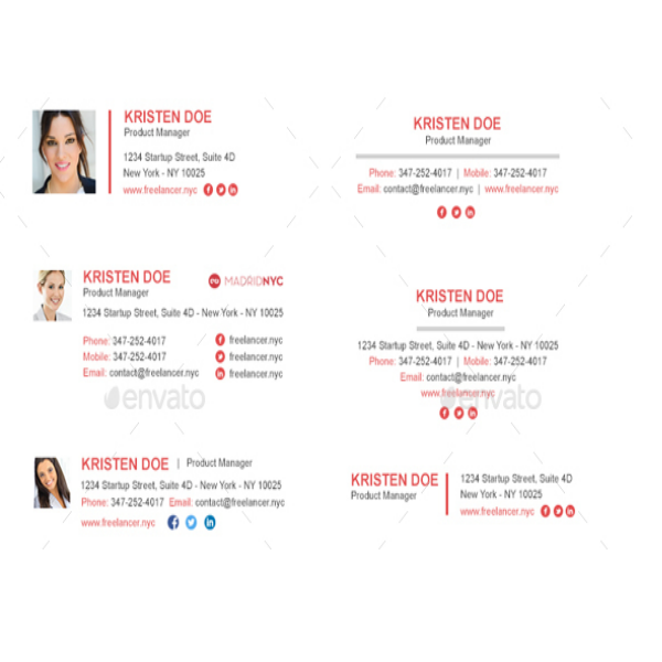 3+ Logistics Email Signature Templates - PSD, HTML