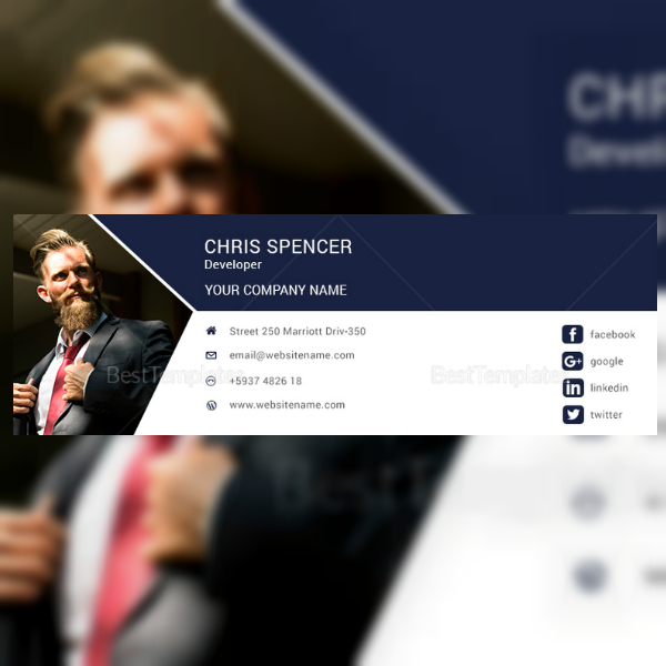 8+ Software Developer Email Signature Designs & Templates - PSD, HTML