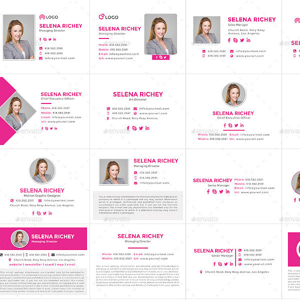 14+ Managing Director Email Signature Templates - PSD, HTML | Free ...