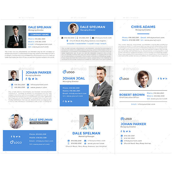 14+ Managing Director Email Signature Templates - PSD, HTML