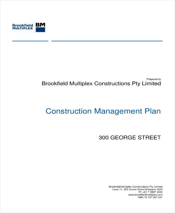 25 FREE Construction Project Plan Templates PDF Word