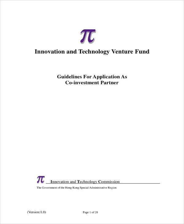9+ Venture Investment Proposal Templates - PDF, Word, Apple Pages