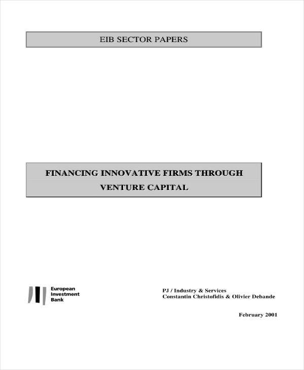 9+ Venture Investment Proposal Templates - PDF, Word, Apple Pages