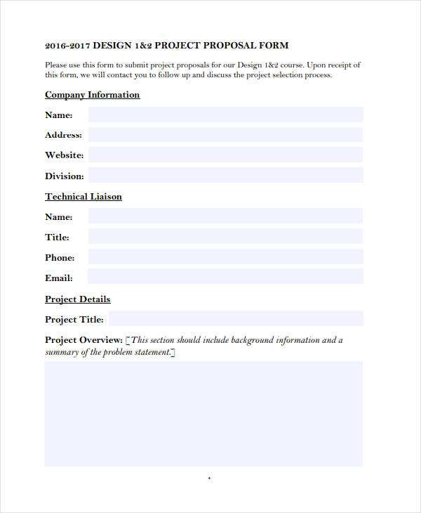 13+ Website Project Proposal Templates - PDF, Word, Pages