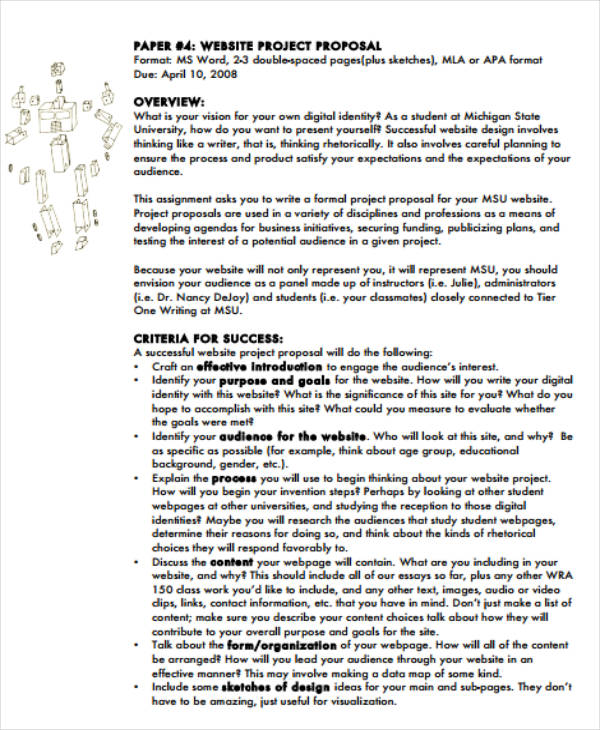 13+ Website Project Proposal Templates - PDF, Word, Pages