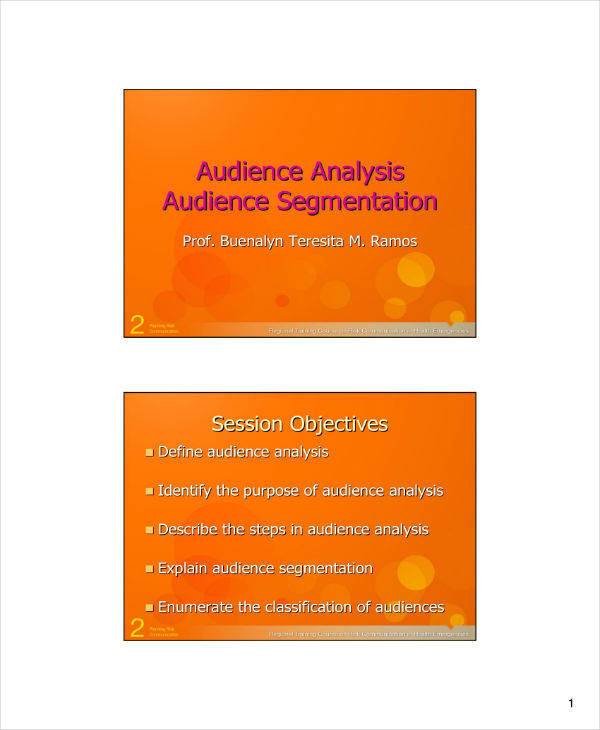8+ Audience Analysis Templates - PDF, Word