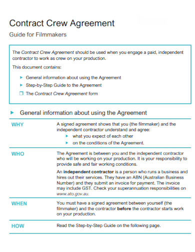 10+ Film Production Contract Templates - PDF, Word