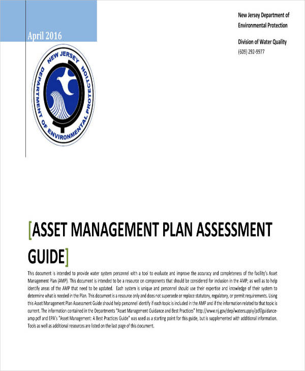 12 Asset Management Plan Templates PDF Word 12 Asset Management Plan Templates PDF Word