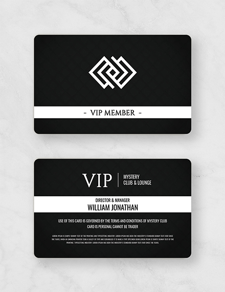 10 Membership Card Templates