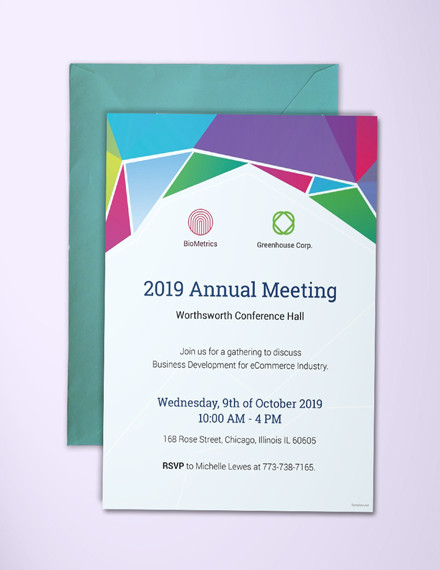 68 Meeting Invitation Templates PSD Word AI