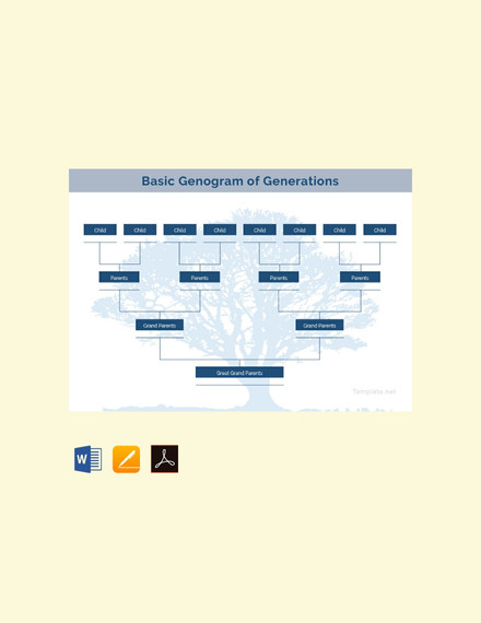 47+ Genogram Templates in PDF | MS Word | Apple Pages | Google Docs