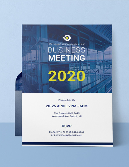 68+ Meeting Invitation Templates - PSD, Word, AI