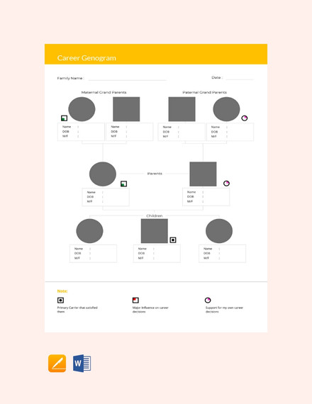 47+ Genogram Templates in PDF | MS Word | Apple Pages | Google Docs