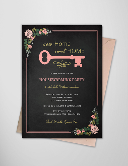 12 Housewarming Invitation Templates PSD AI InDesign Word