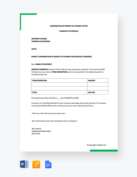 18+ Confirmation Letter Templates - PDF, DOC