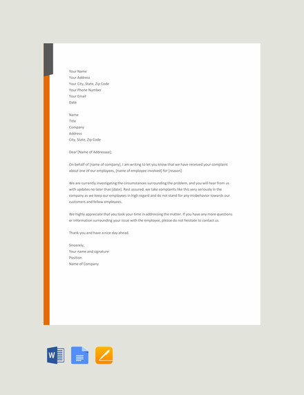 39+ FREE Acknowledgement Letter Templates - PDF, DOC | Free & Premium ...