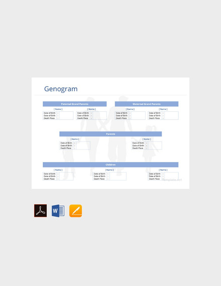 47+ Genogram Templates in PDF | MS Word | Apple Pages | Google Docs