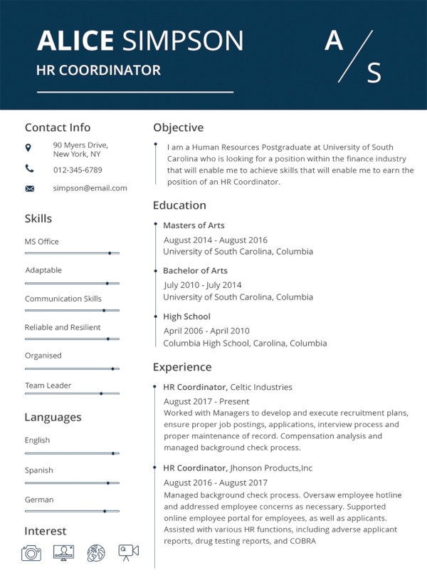 Free 10+ Best Resume Formats - DOC, PDF, PSD